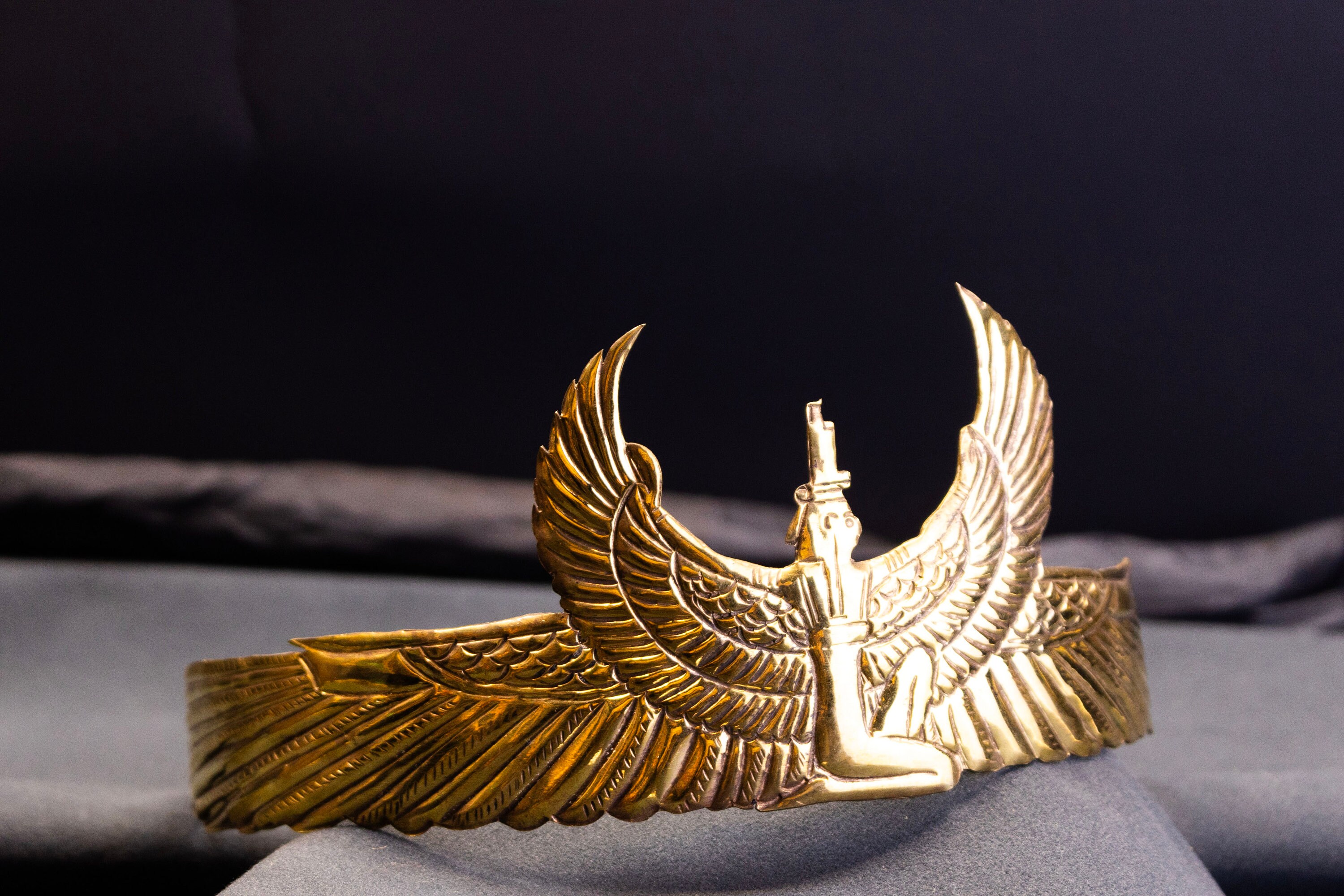 Egyptian Isis Goddess Crown, Handmade in Egypt With Care and Love - Etsy