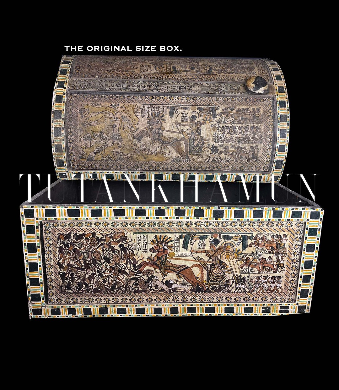One of A Kind Replica Real Mysterious Box of the King Tutankhamun ...