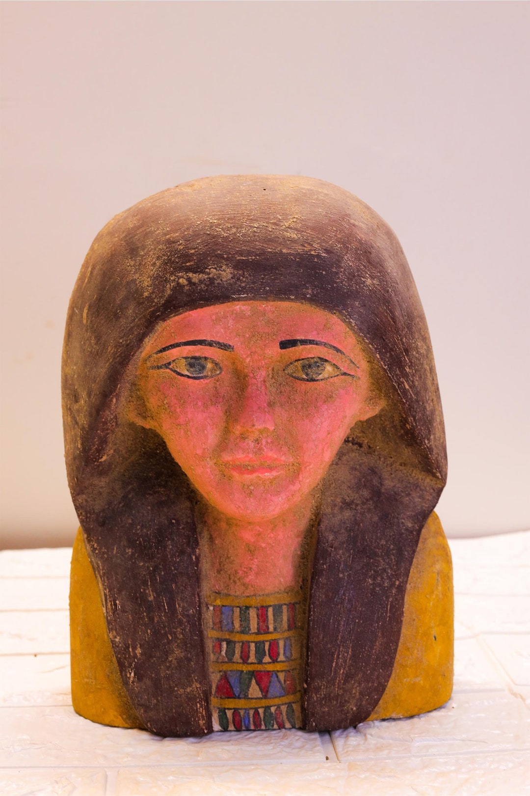 Handmade Queen Hatshepsut Mask Made From Wood, Egyptian Queen Artifact ...
