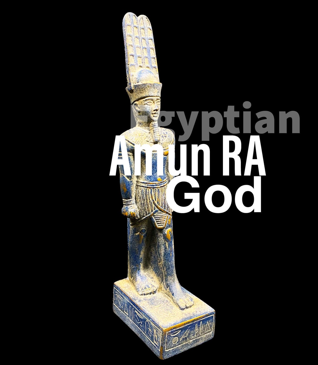 Egyptian God Amun Ra - Made With Egyptian Hands & Soul - Etsy