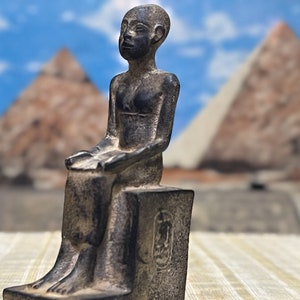 Imhotep Statue - Ancient Egyptian Engineer Imhotep - the Builder of ...