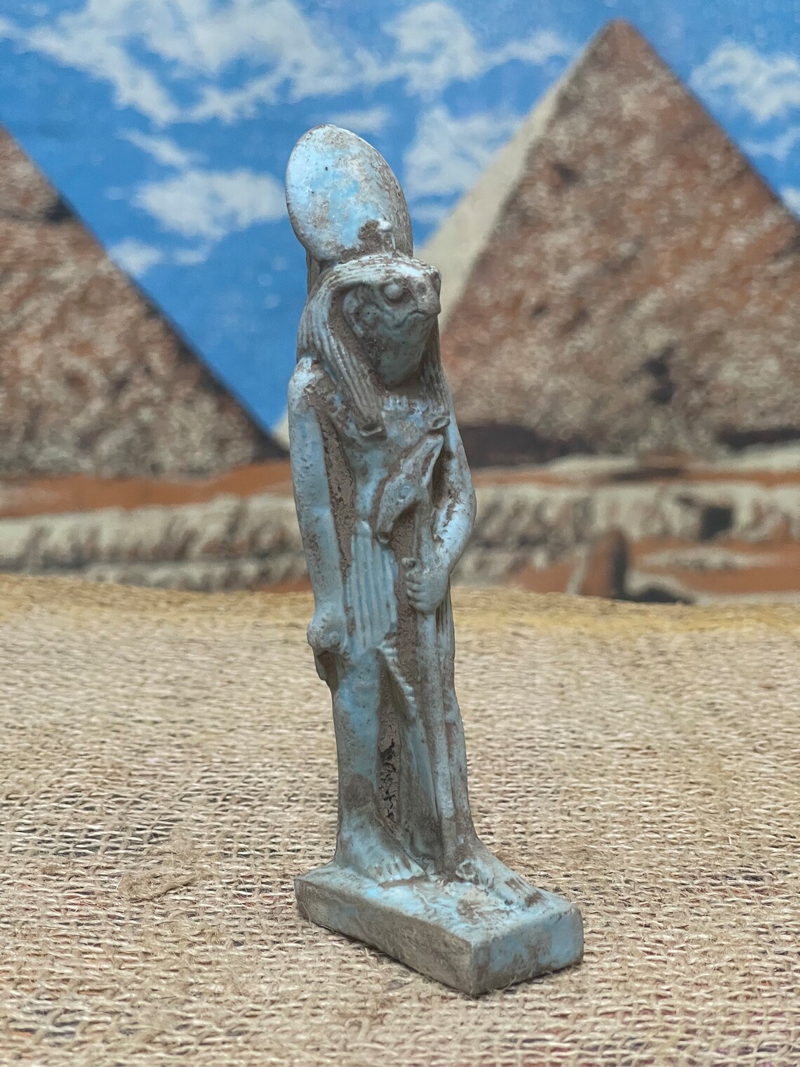 Mini Egyptian RA the God of Sun Wearing Sun Disk RA Altar - Etsy
