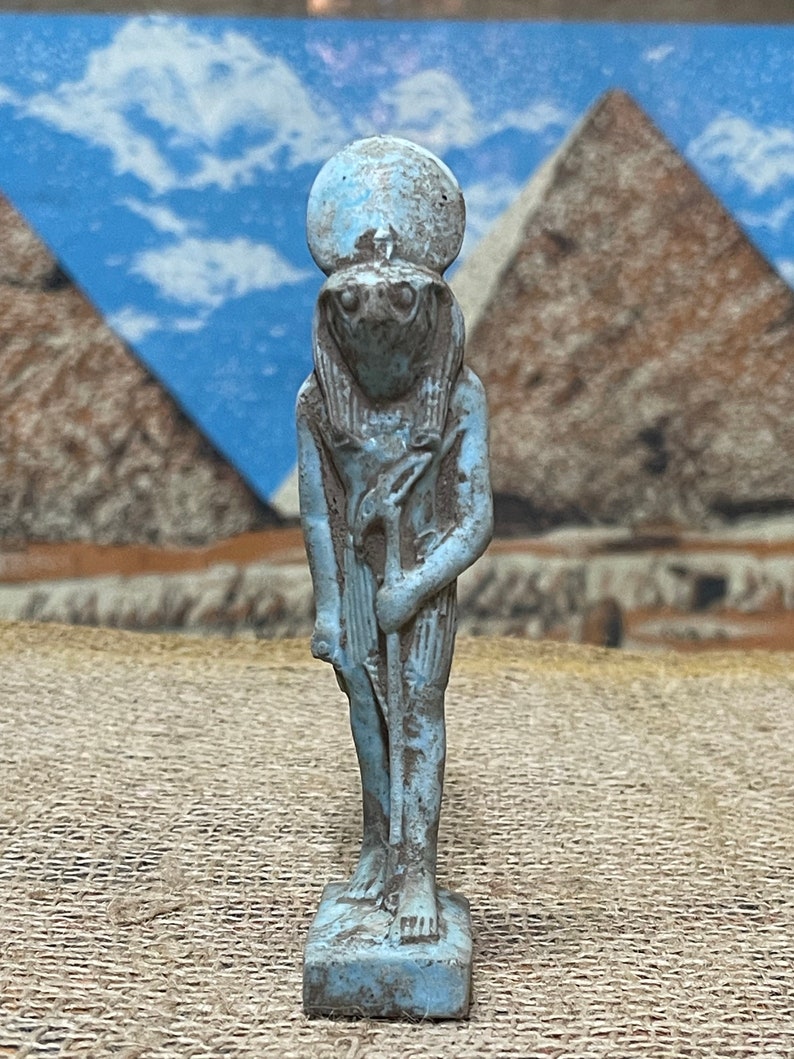 Mini Egyptian RA the God of Sun Wearing Sun Disk RA Altar - Etsy