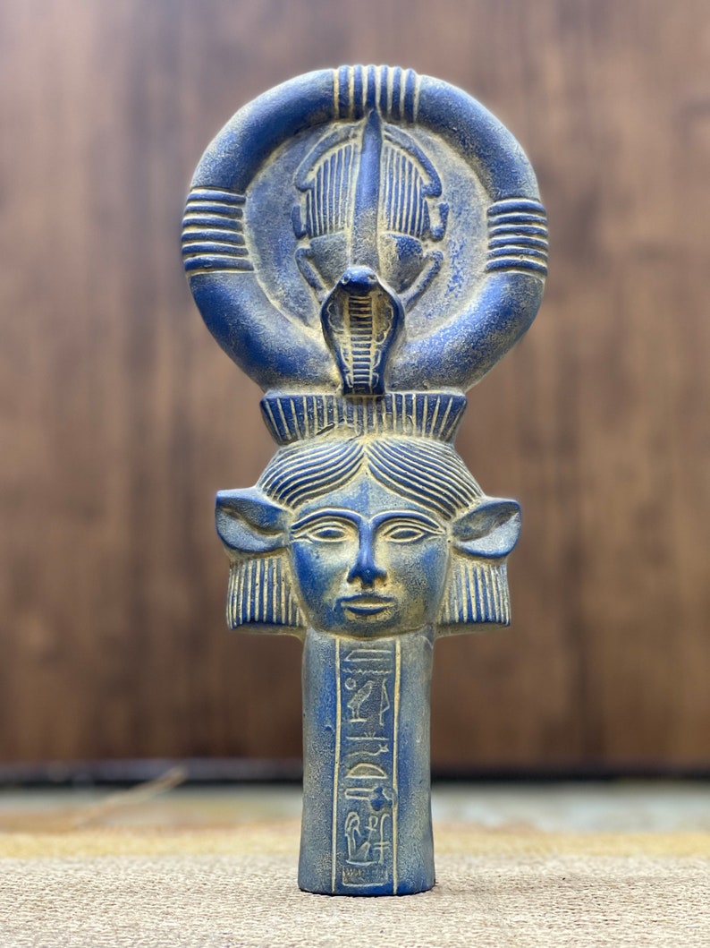 Egyptian Goddess Hathor Goddess Hathor With Sun Disk Goddess - Etsy