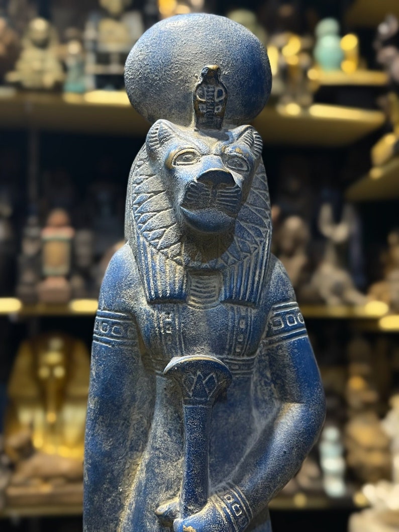 Ancient Egyptian Sekhmet Goddess Goddess Sekhmet Statue Made - Etsy