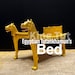 Hippopotamus Bed, Hippopotamus Statue With Amazing Gold Leaf - Made in ...