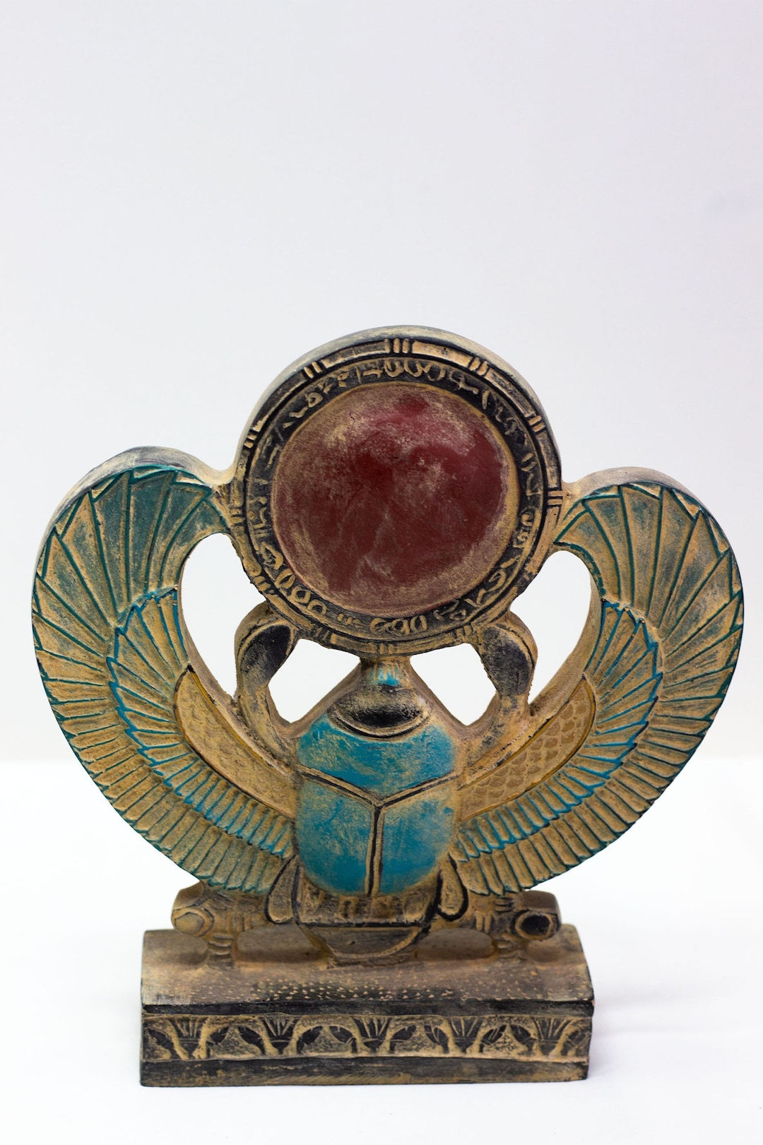 Egyptian Winged Scarab, Winged Scarab Beetle Figurine, Made in Egypt ...