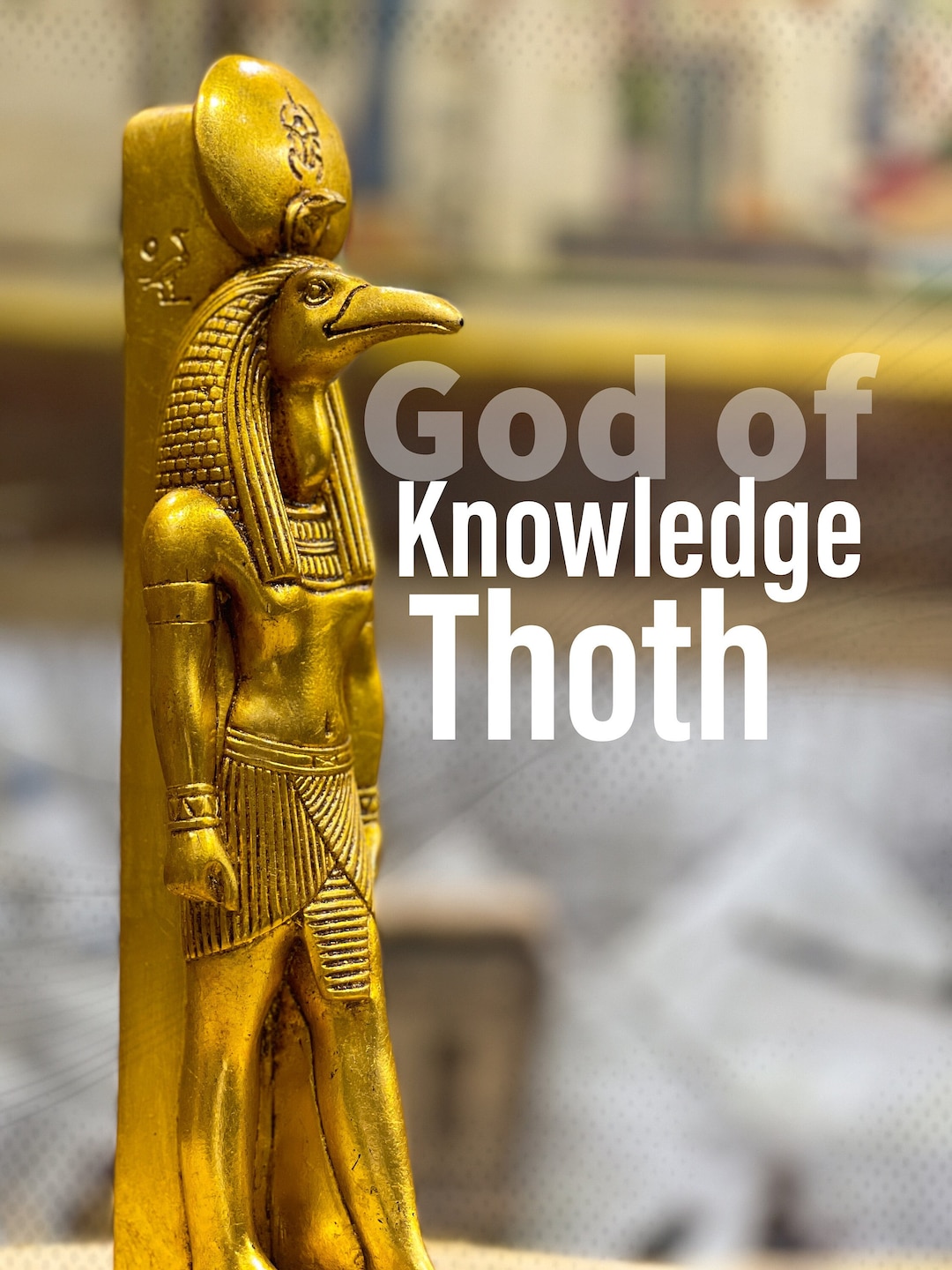Ancient Egyptian Thoth Statue, God of Moon, Egyptian God of Wisdom ...
