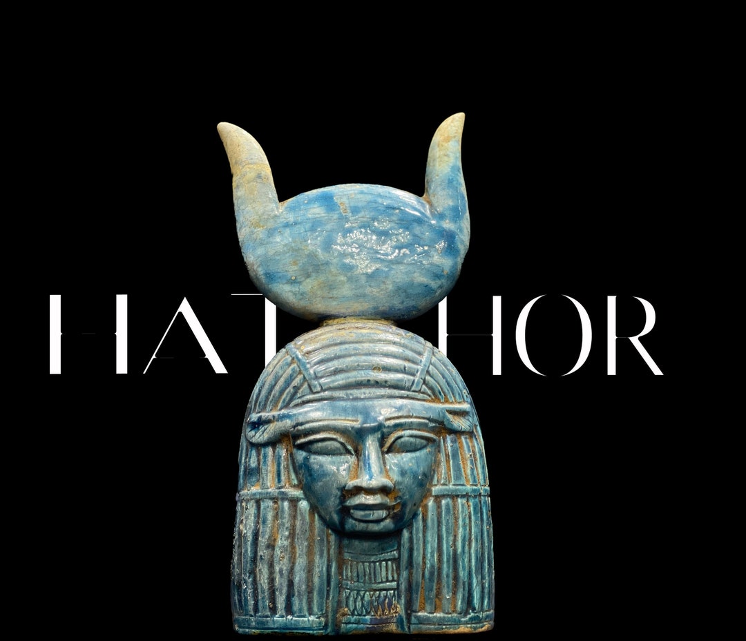 Marvelous Piece of Hathor Goddess - Goddess of Beauty - Cow Goddess ...