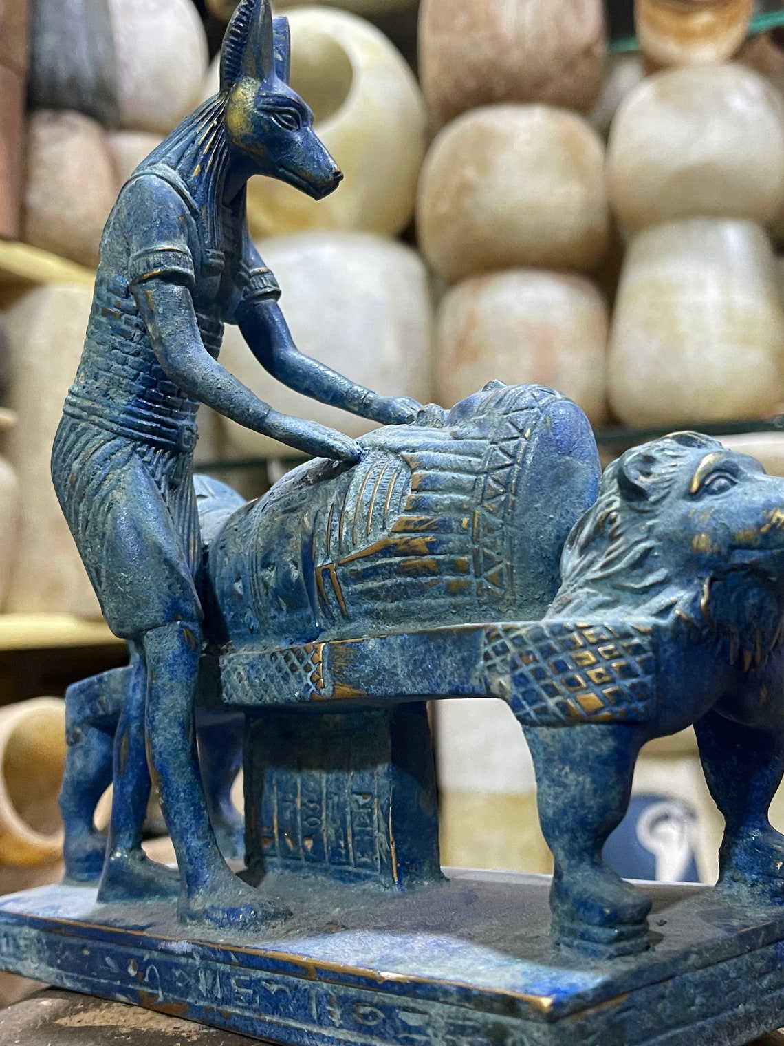 Egyptian God Anubis the God of Mummification Anubis Statue. - Etsy