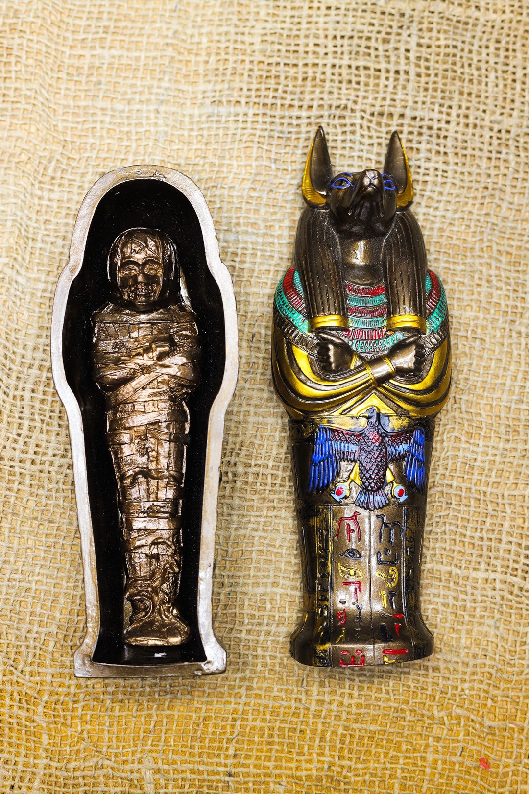 Anubis Coffin- Egyptian God of the Afterlife, Underworld Lord. Anubis ...
