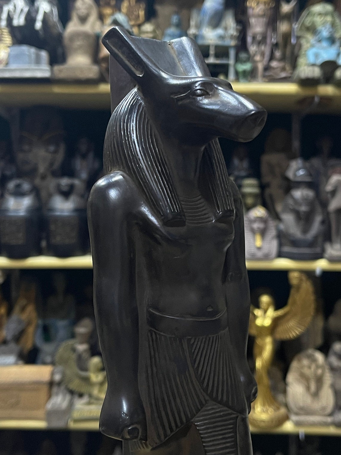 Large Ancient Egyptian God Seth Egyptian Seth Statue. - Etsy