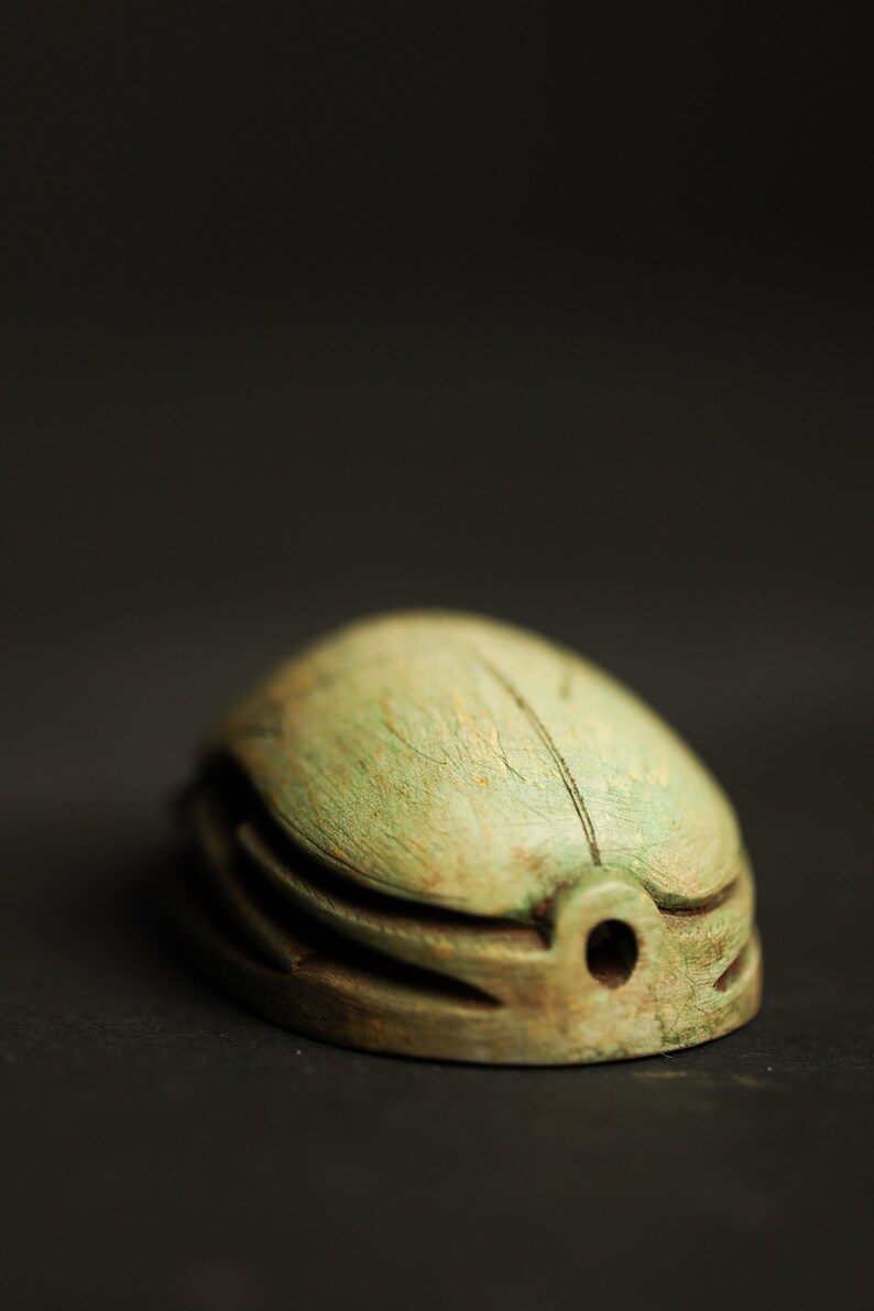 Ancient Egyptian Scarab Made by Egyptian Hands! Customized Materials ...