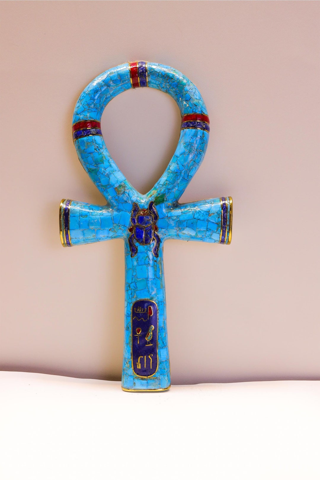 Gemstones Ancient Egyptian Key of Life Ankh, Egyptian Ankh, Home Decor ...