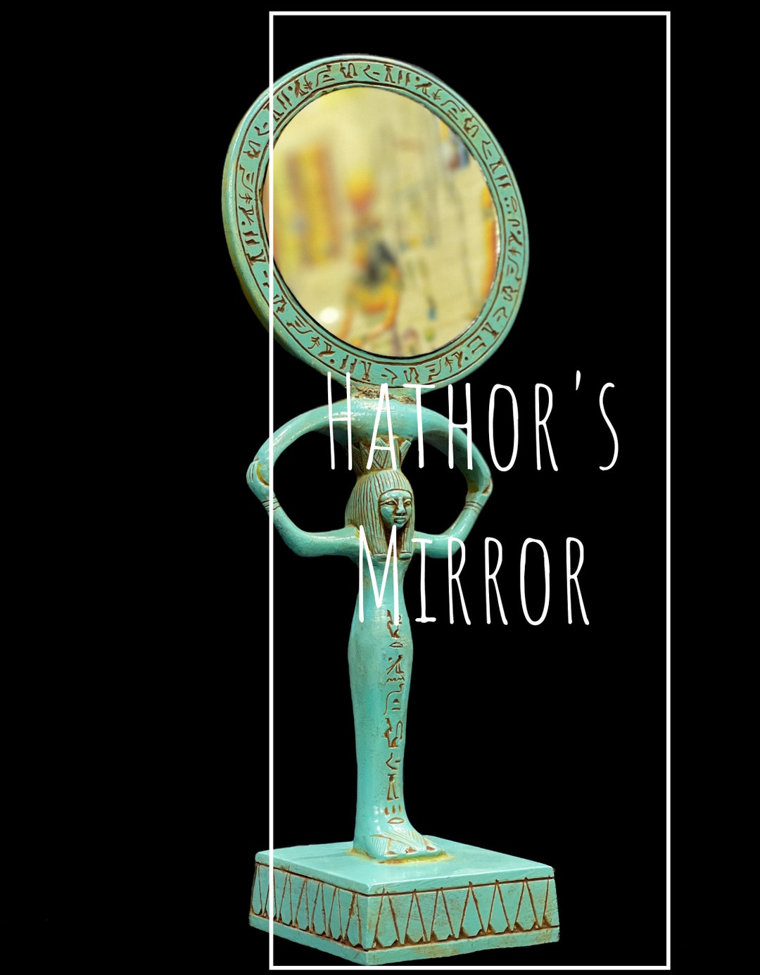Goddess Hathor's Mirror, Hathor Emblem Mirror, Hathor's Mirror, Magical ...