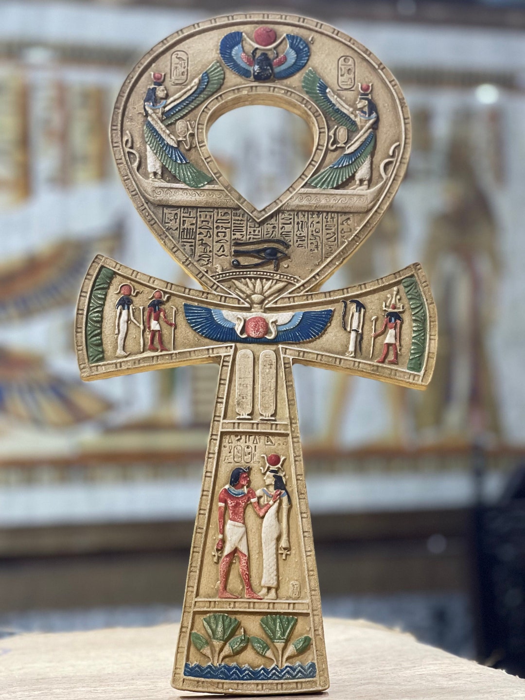 14.5" H Ankh Key of Life. - Etsy