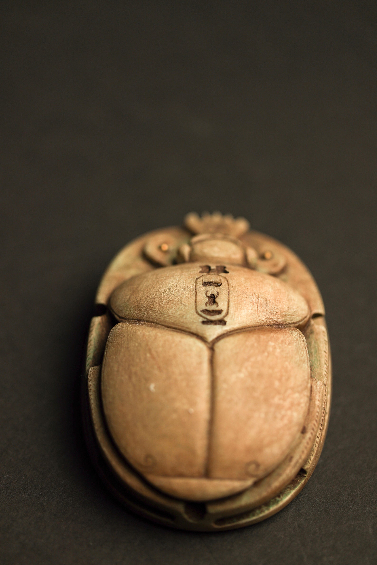 Boulder Stone Ancient Egyptian Scarab, Customized Materials and Sizes ...