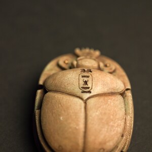 Boulder Stone Ancient Egyptian Scarab, Customized Materials and Sizes ...