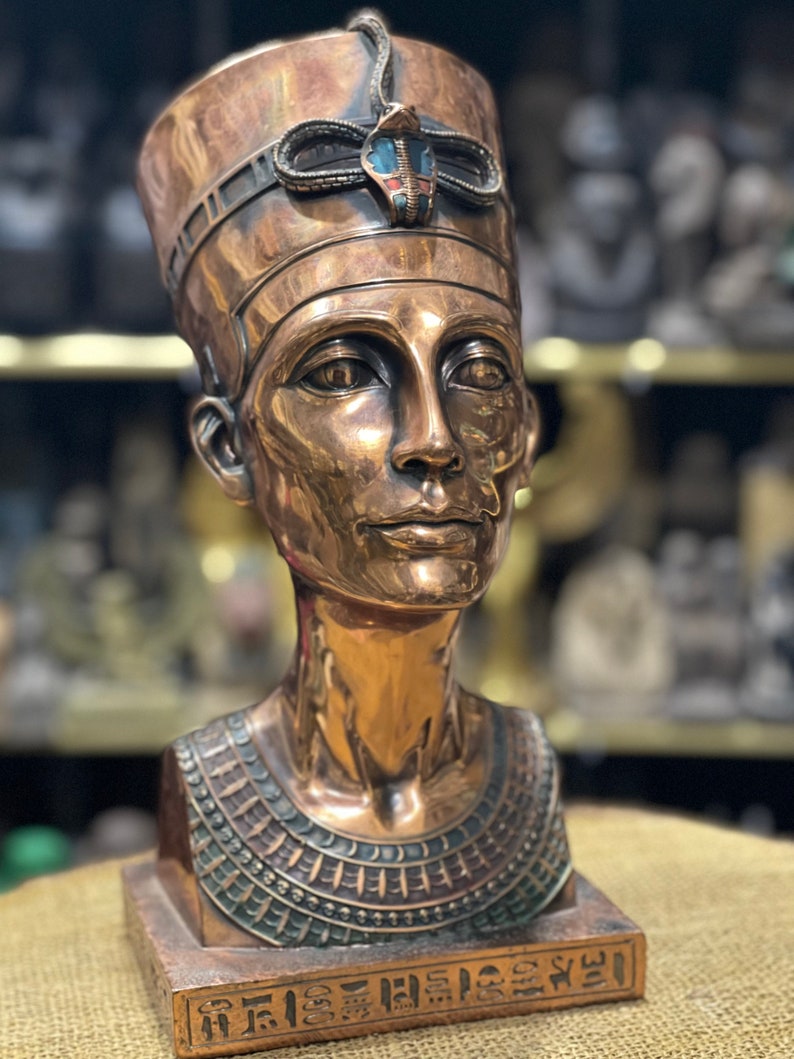 Rare Queen Nefertiti Statue Nefertiti Head Statue. - Etsy