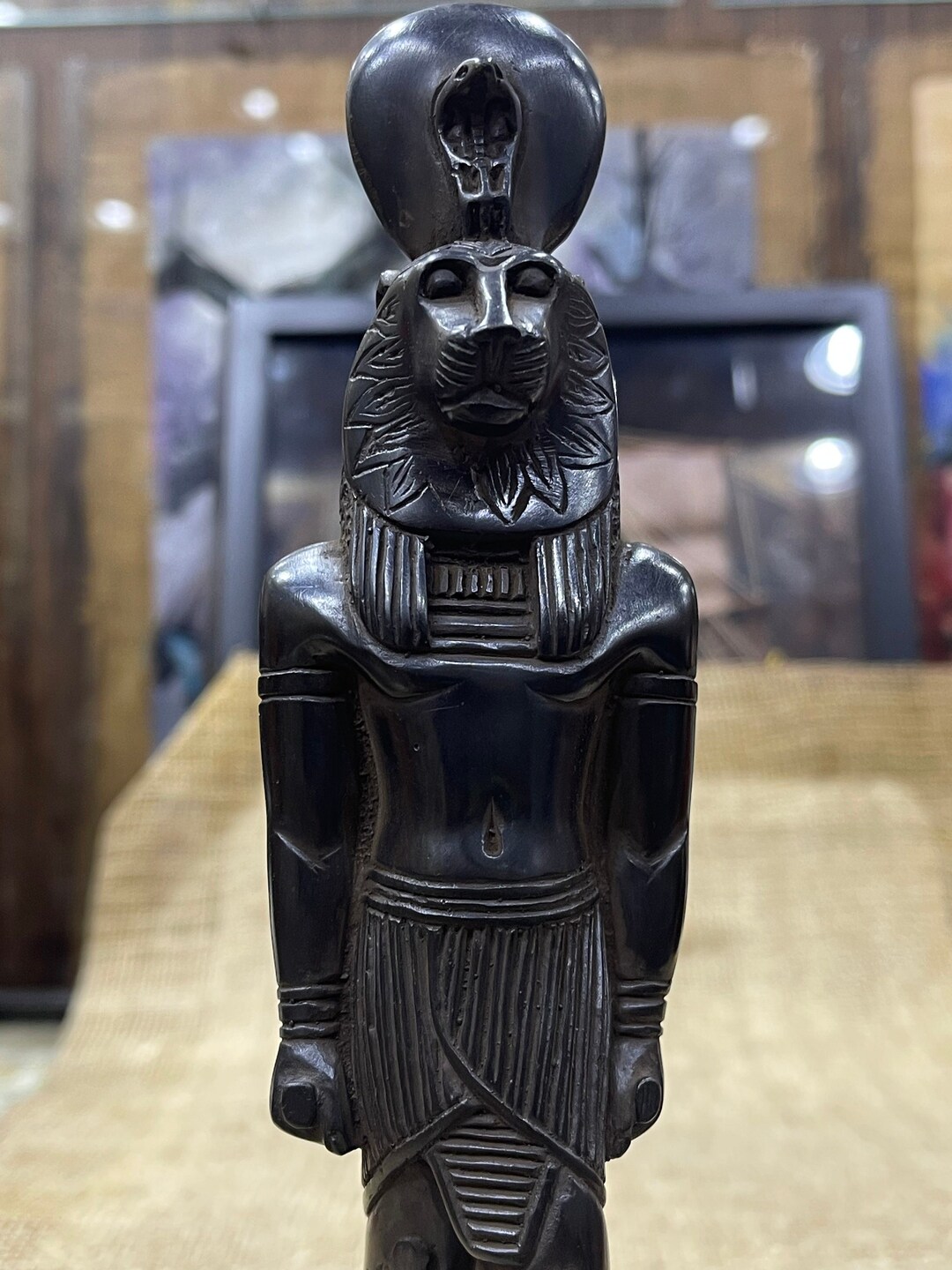 Ancient Egyptian Sekhmet Goddess, Goddess Sekhmet Statue Made From ...