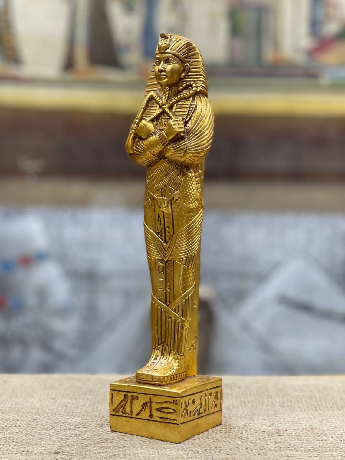 Spectacular King Tutankhamun -king Tutankhamun's Statue - Handcrafted ...