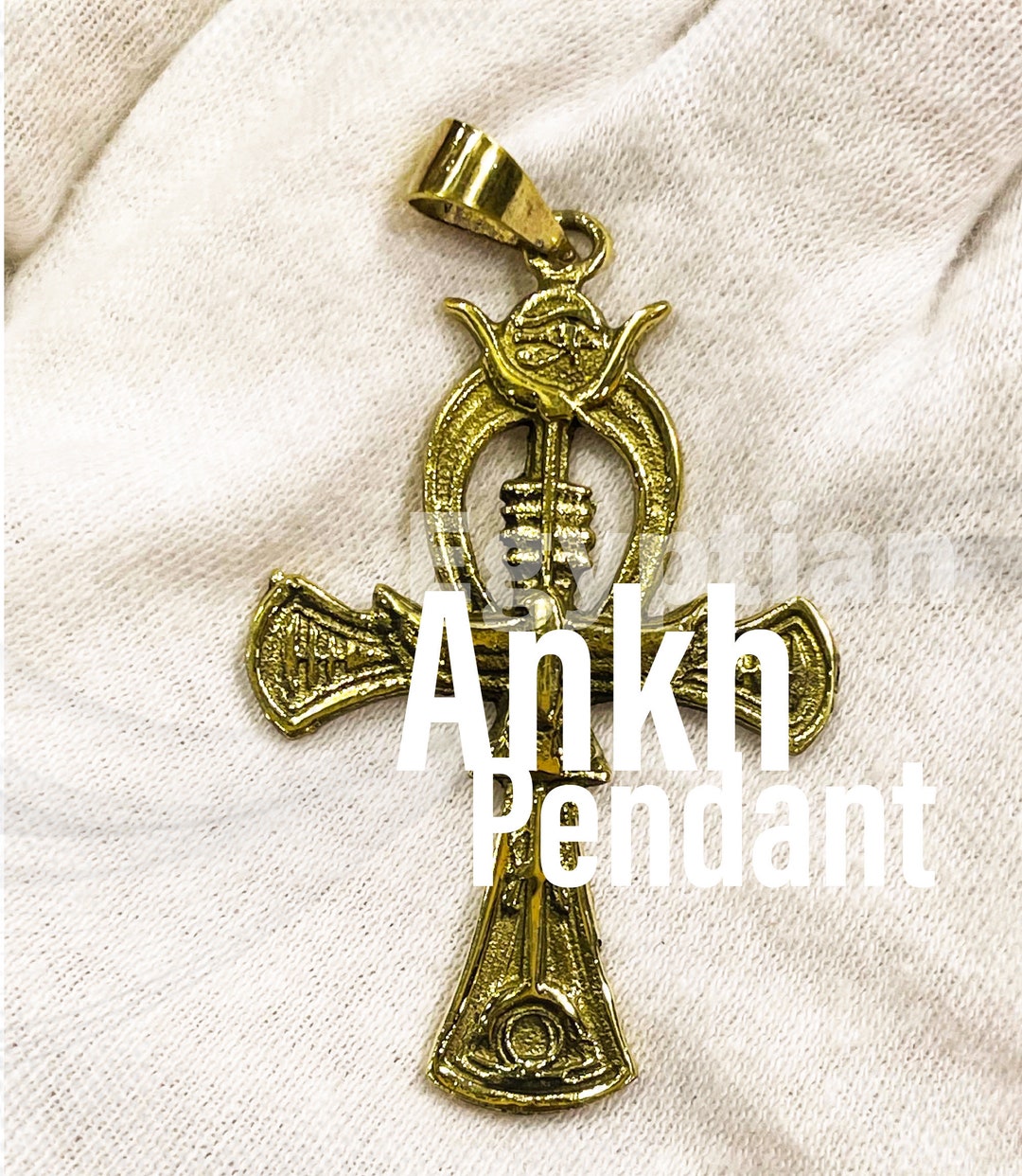 Unique Beautiful Amulet of Egyptian Ankh With Eye of Ra and ISIS ...