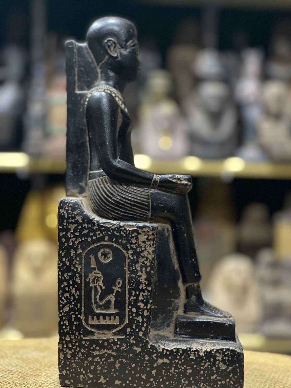 Egyptian Imhotep Statue Ancient Engineer Imhotep Pharaonic - Etsy