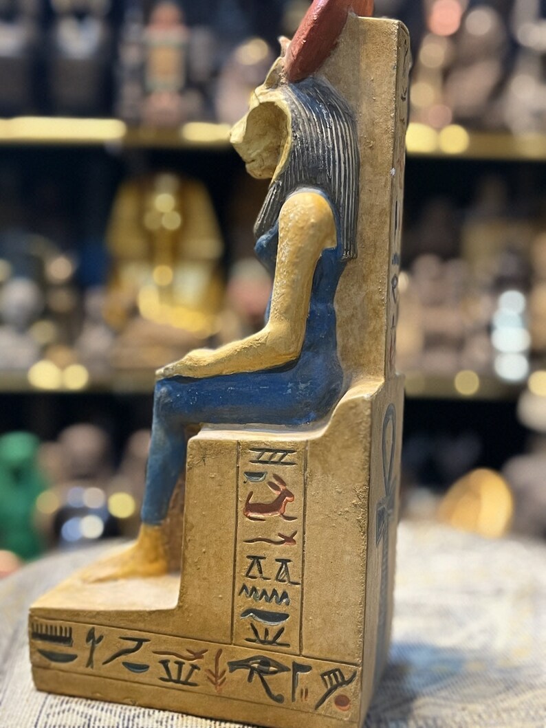 Goddess Sekhmet Altar Statue Egyptian Goddess Sekhmet Statue. - Etsy