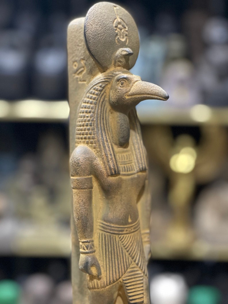 Ancient Egyptian Thoth Statue God of Moon Egyptian God of - Etsy