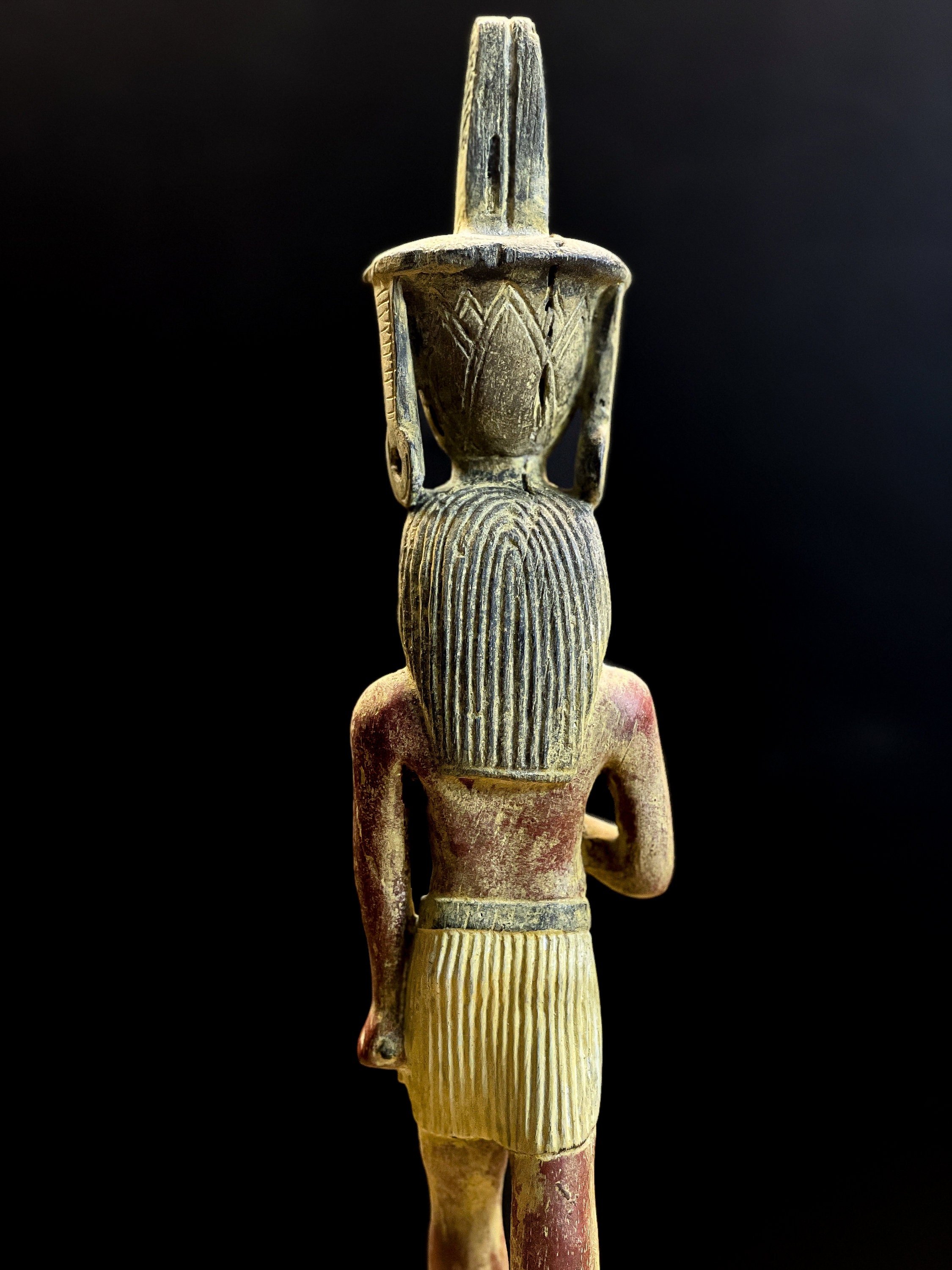 God Nefertem Statuette. Egyptian Nefertem With Water-lily Headdress. - Etsy