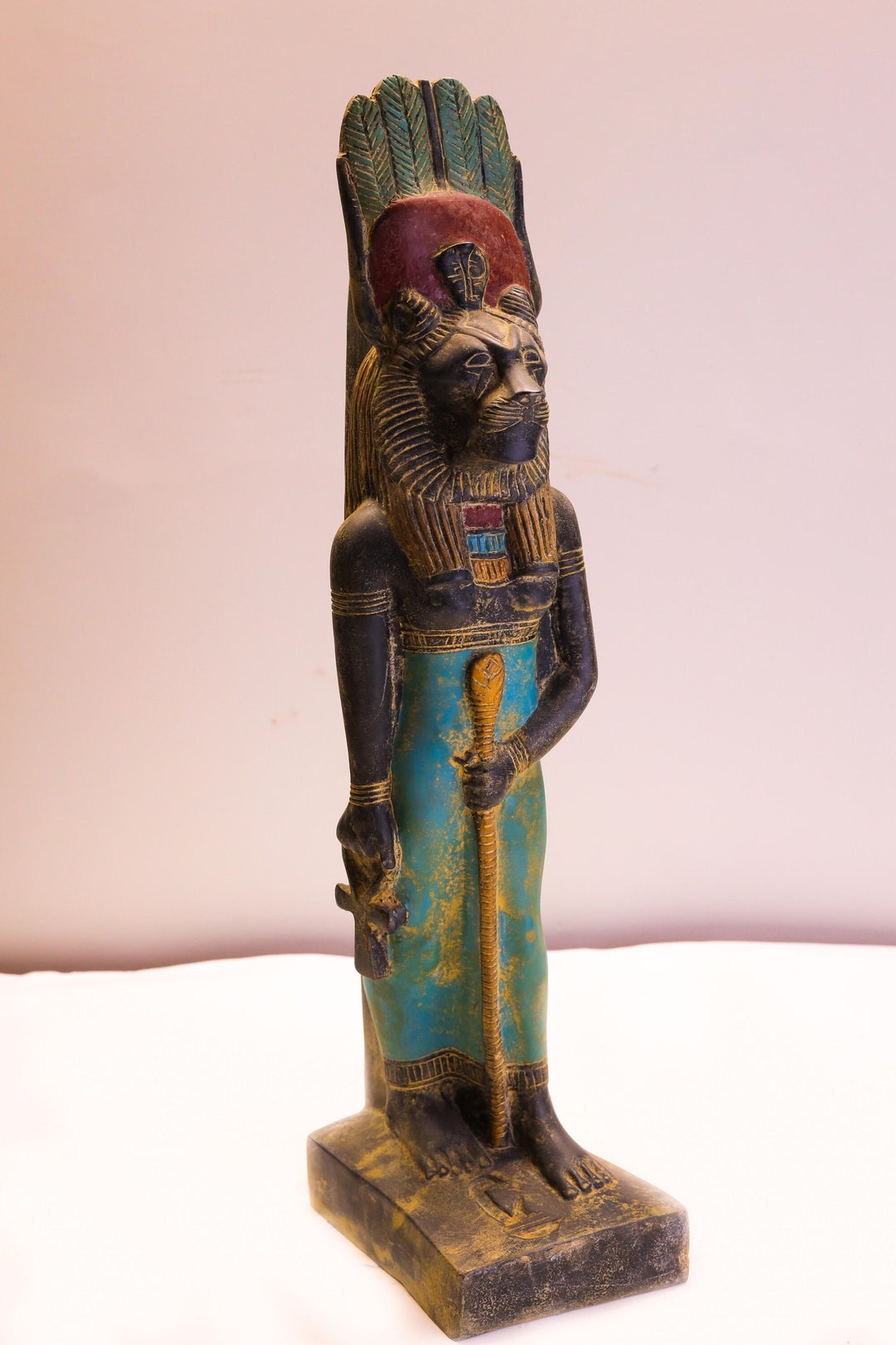 Marvelous Egyptian Goddess Sekhmet Statue - Sekhmet Ra - 17 Inches ...