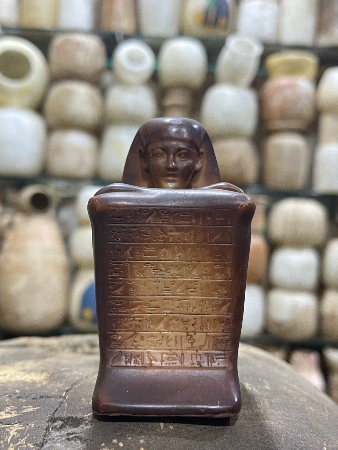 Egyptian Scribe Statue, Read and Write Figurine Statue in Ancient Egypt ...