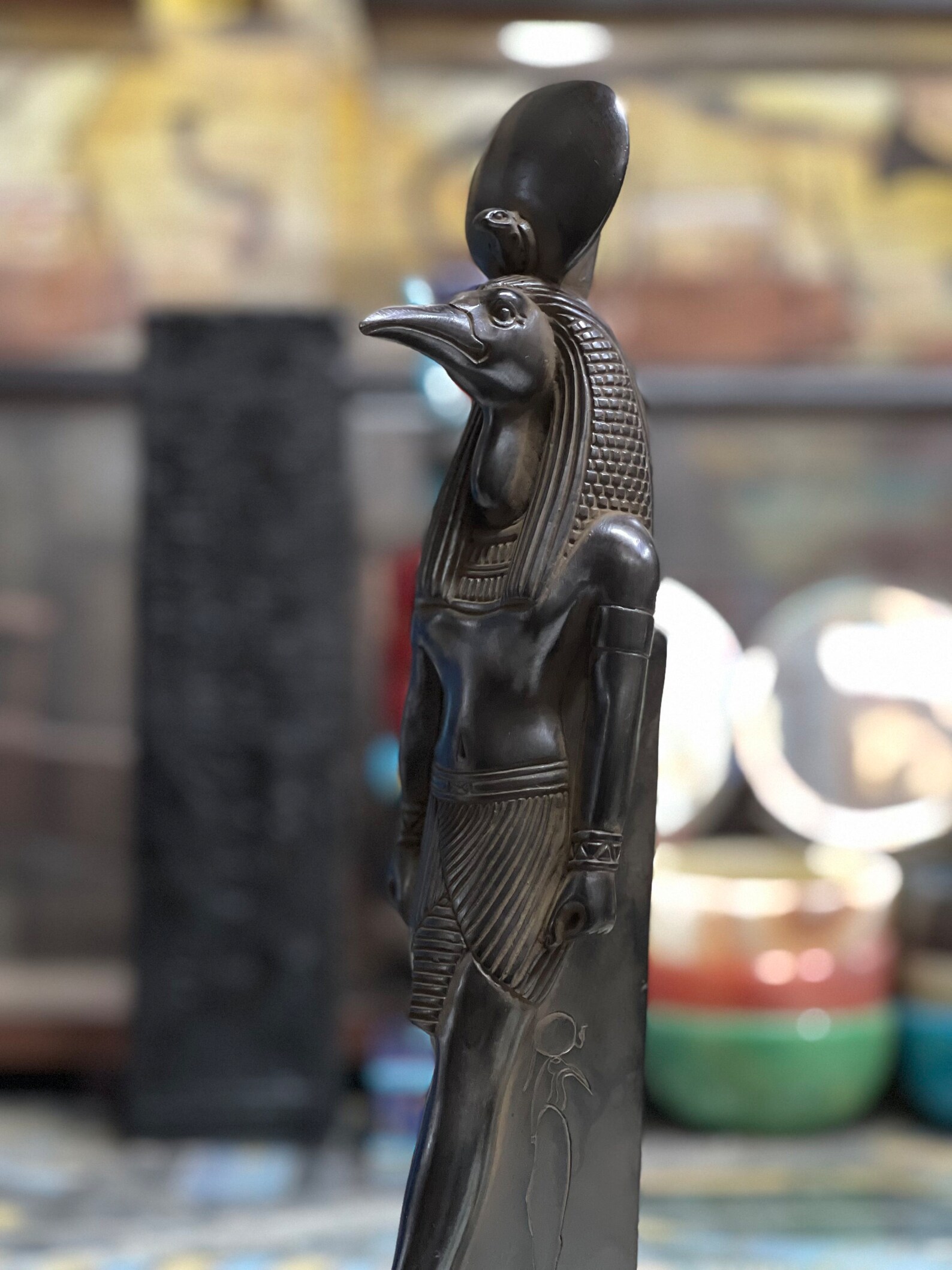 Ancient Egyptian Thoth Statue, God of Moon, Egyptian God of Wisdom ...