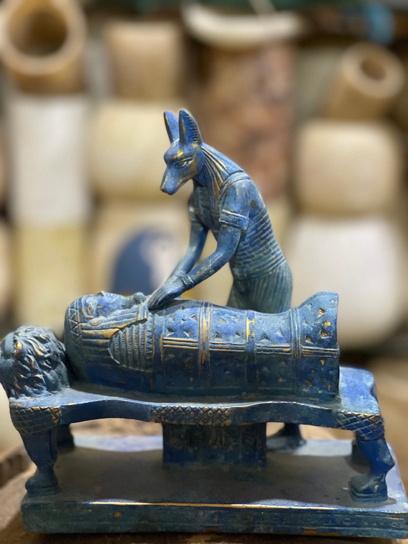 Egyptian God Anubis the God of Mummification Anubis Statue. - Etsy