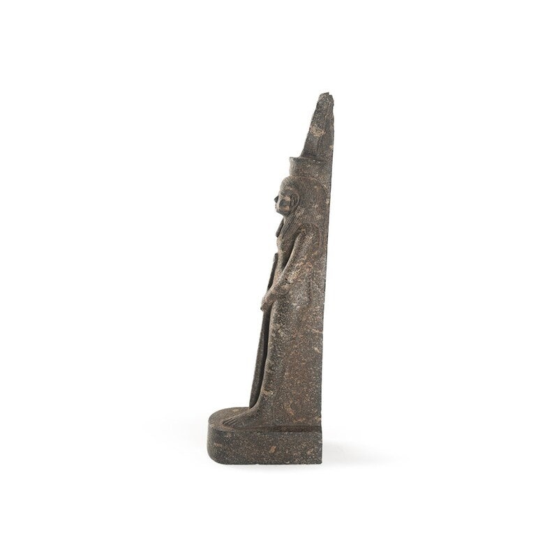 Egyptian Goddess Isis Statue With the Lotus Flower. Egyptian Sculpture ...