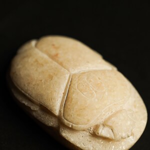 Ancient Egyptian Scarab Made From Alabaster Stone, Scarab Beetle ...