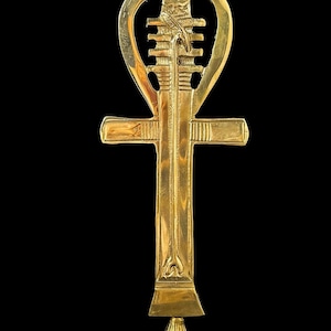 Egyptian Ankh Key of Life and Djed Osiris Symbol, Backbone of the God ...