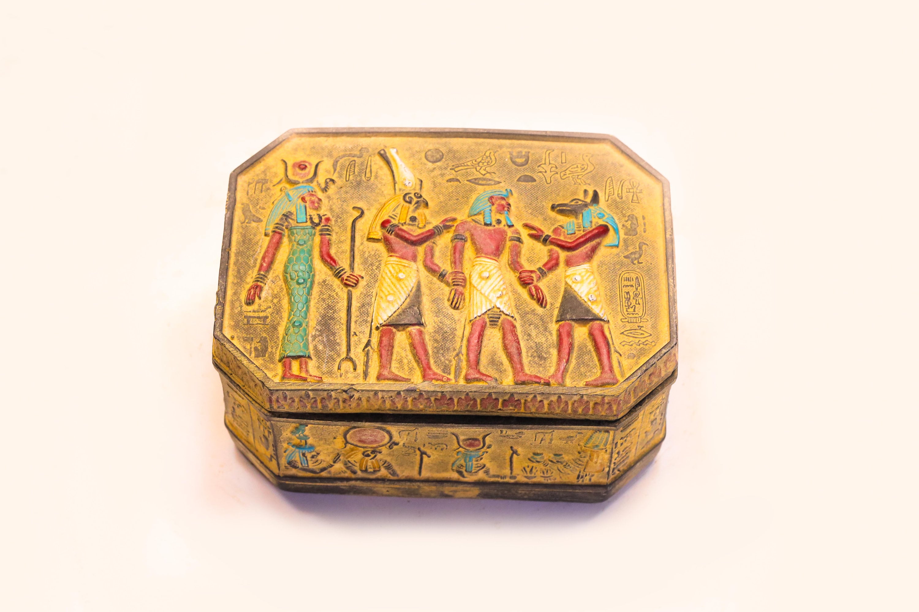 Egyptian Pharaonic Jewelry Box With Ancient Egyptian, Jewelry Holder ...