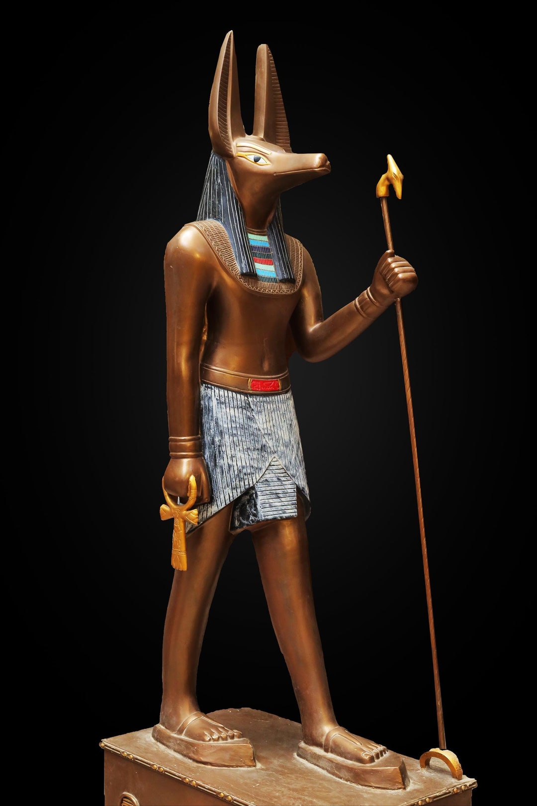 Large One of a Kind Egyptian God Anubis - Anubis the Great - Doctor ...