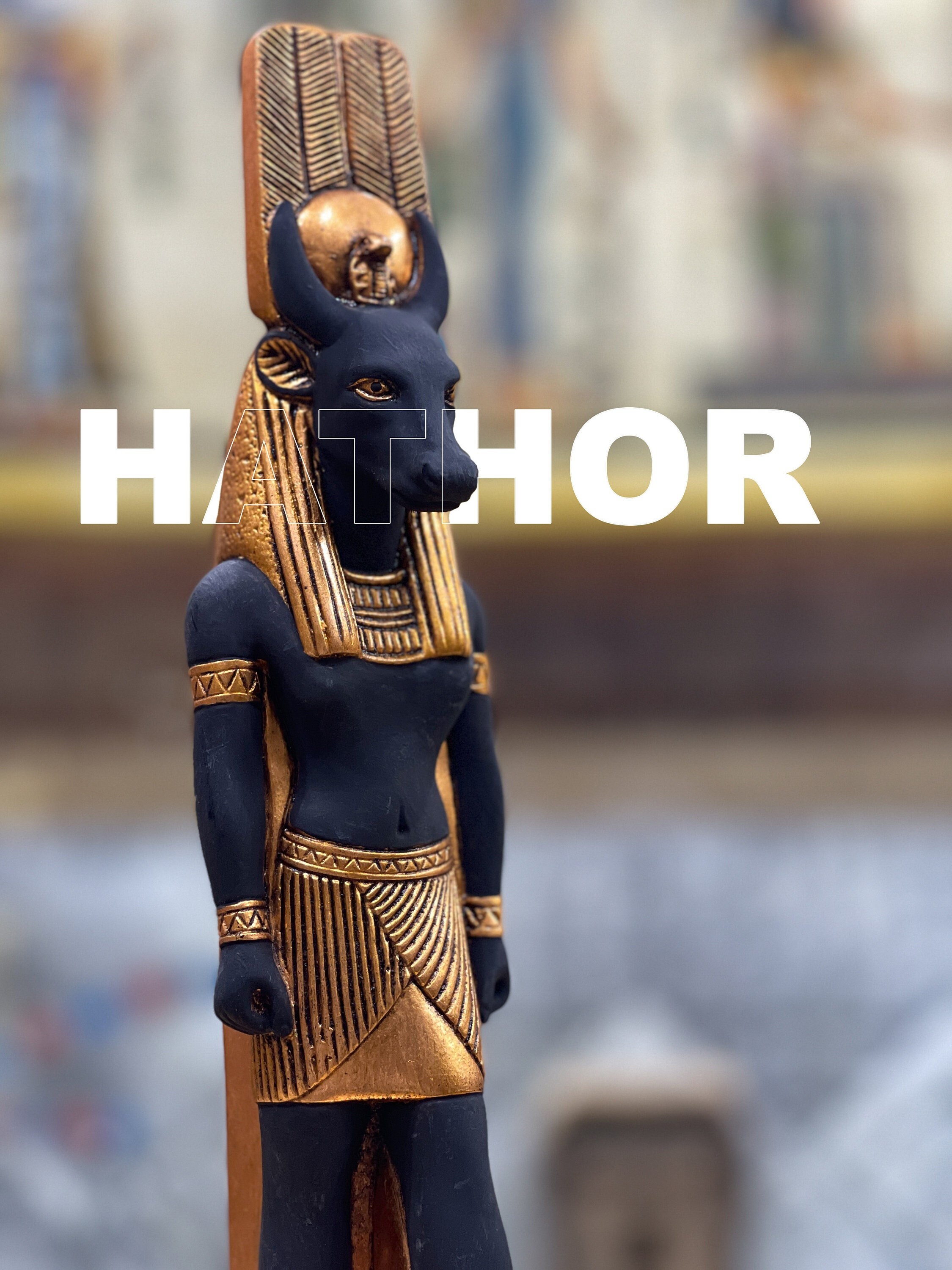 Goddess Hathor Statue in the Cow Form , Made by Egyptian Hands - Etsy