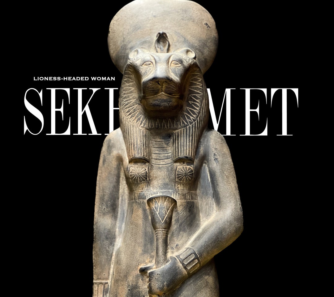 Large Egyptian Goddess Sekhmet Statue - 24 Inches, Lion Sekhmet ...