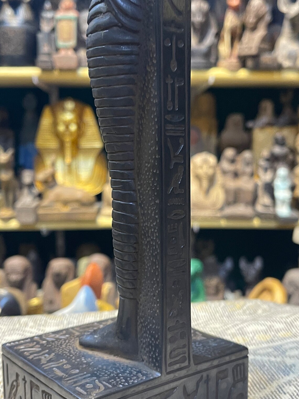 Egyptian Goddess Isis Statue With Special Cartouche Isis - Etsy