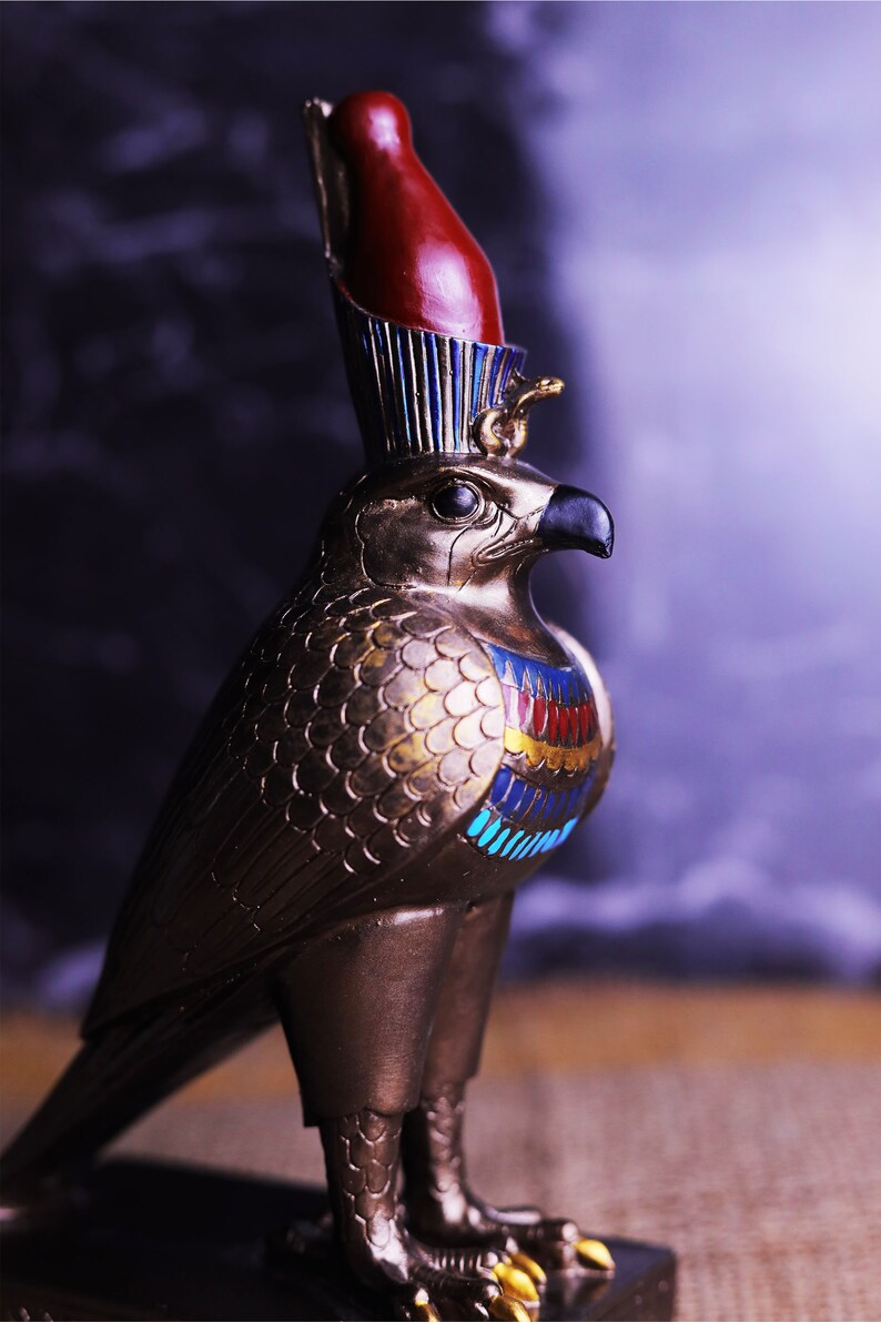 God Horus Statute, Falcon Horus, God Horus God of the Sky. Made in ...