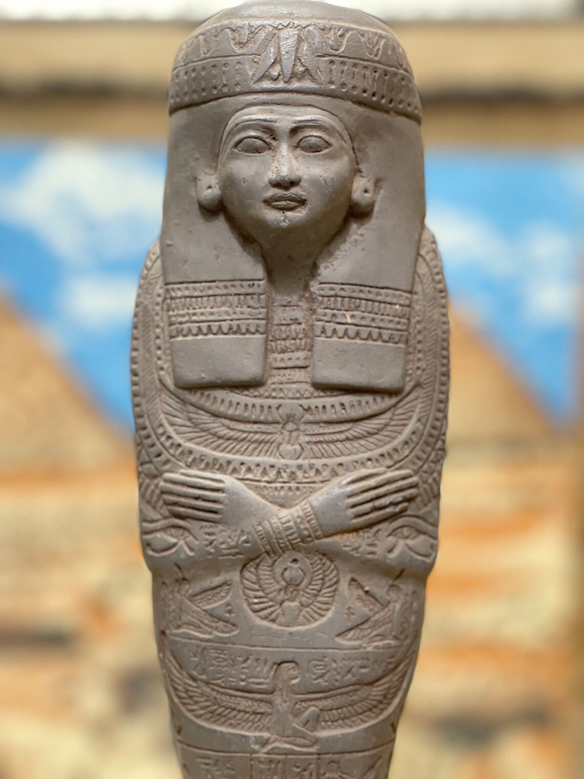 Goddess Isis Ushabti Ancient Egyptian Goddess Statue Made - Etsy