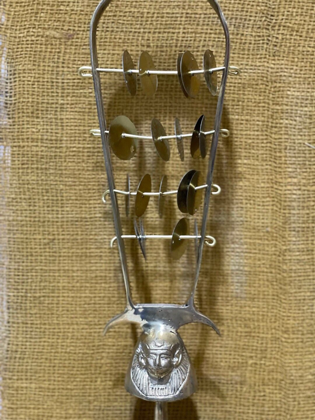 Hathor Musical Sistrum for Sale. Goddess Hathor Sistrum. Egyptian ...