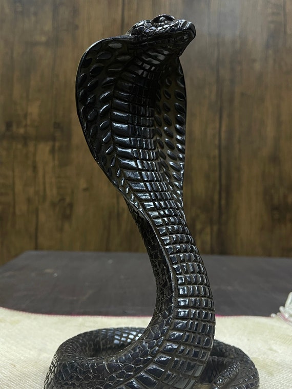 Egyptian Cobra Snake Statue Egyptian Uraeus. Large Cobra - Etsy