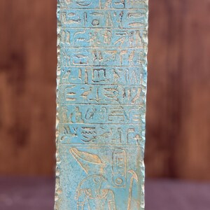 Egyptian Goddess Isis Statue With Special Cartouche, Isis Statue With ...