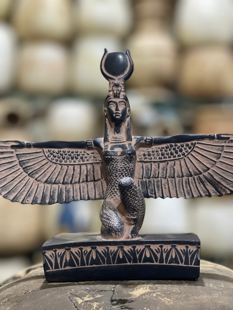 Egyptian Goddess Isis Statue Isis Statue With Spiritual - Etsy
