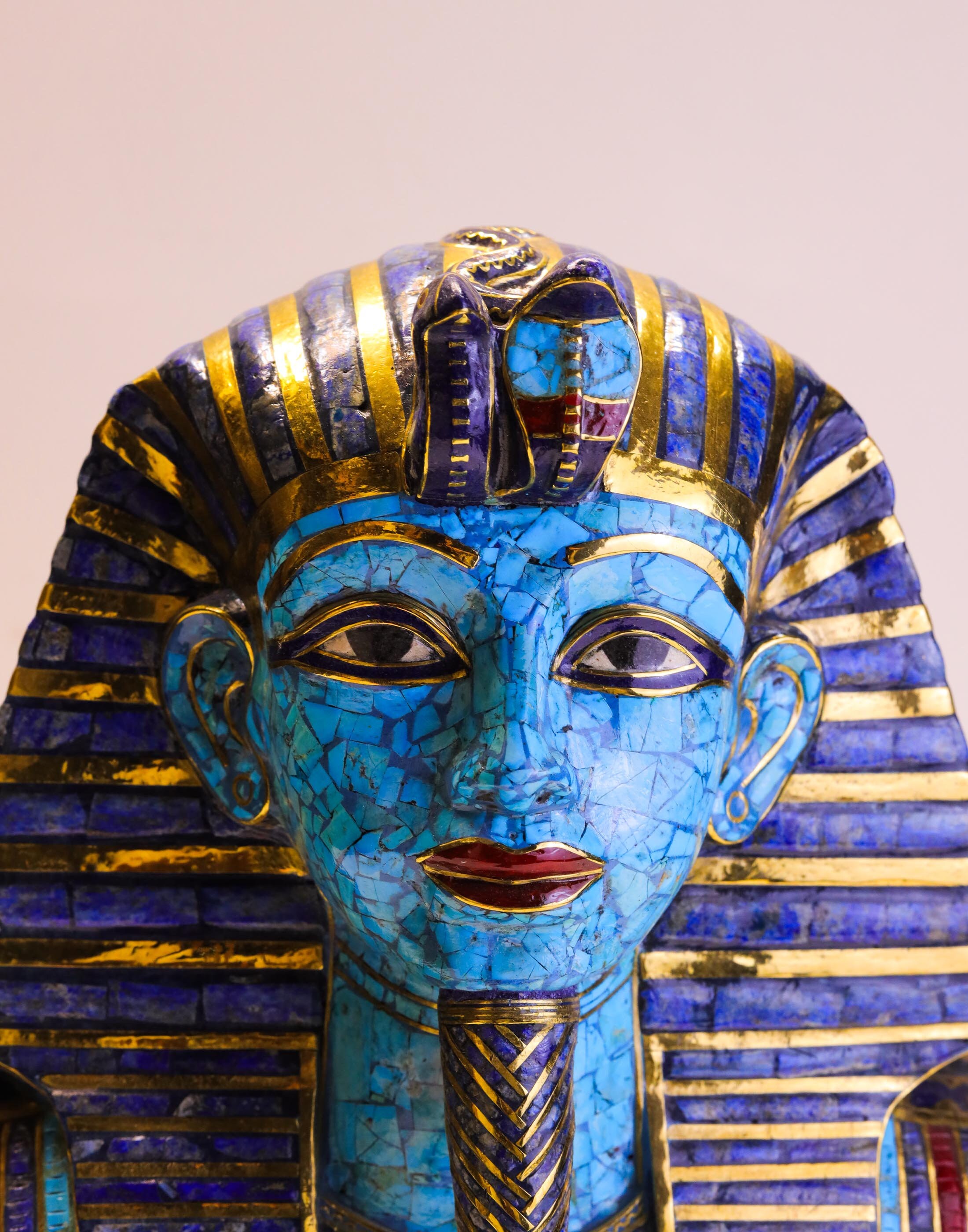 Gemstones Egyptian King Tutankhamun's Mask, Home Decor Masks, Egyptian ...