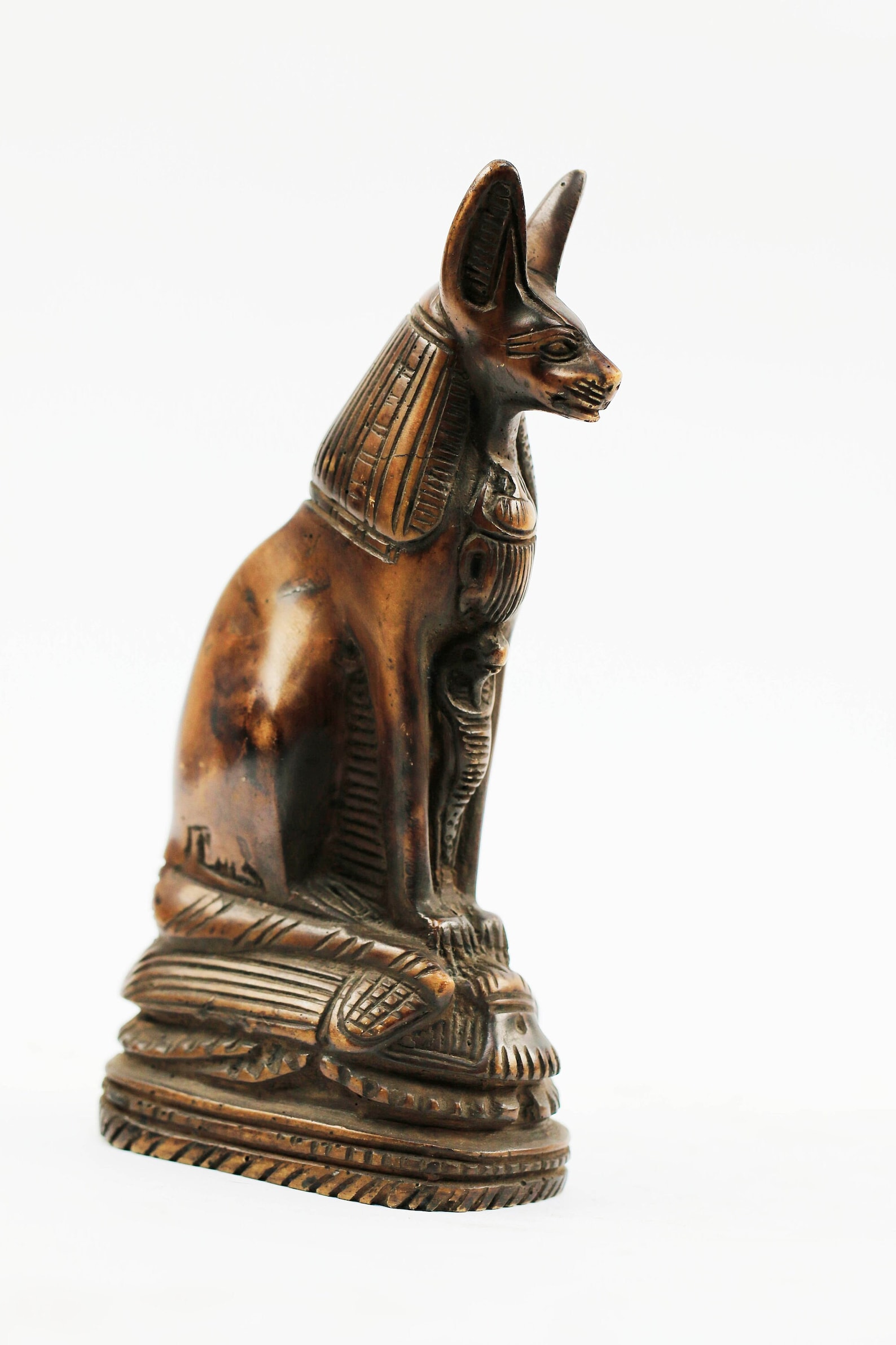 Egyptian God Anubis in the Form of Dog With Egyptian Scarab on - Etsy